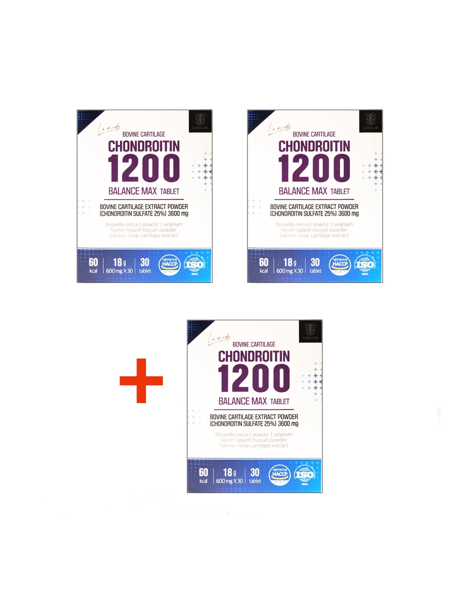 [2+1] Chondroitin 1200 - Balance Max Bovine Cartilage Extract Powder ...